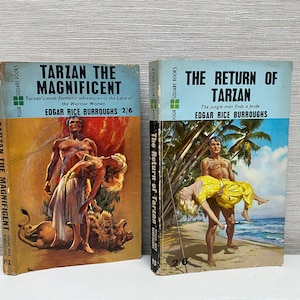 Tarzan by Edgar Rice Burroughs Vintage 1950/60s Paperback Books ...