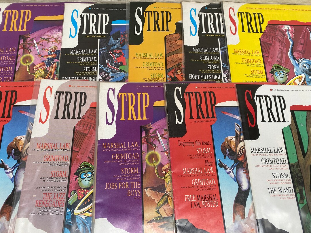 Strip Marvel Comics / Magazines 1990 - Various Issues Sold Individually ...