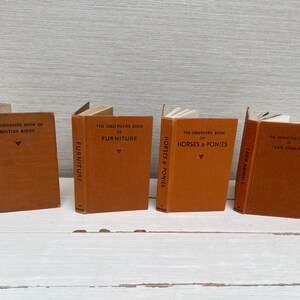 Vintage Observer Pocket Books / Reference Books No Dustcovers Various ...