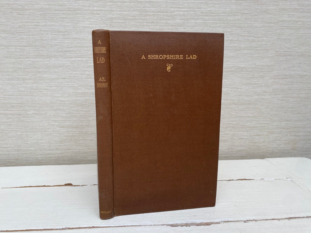 A Shropshire Lad by A E Housman Early Edition Antique Hardback Book ...