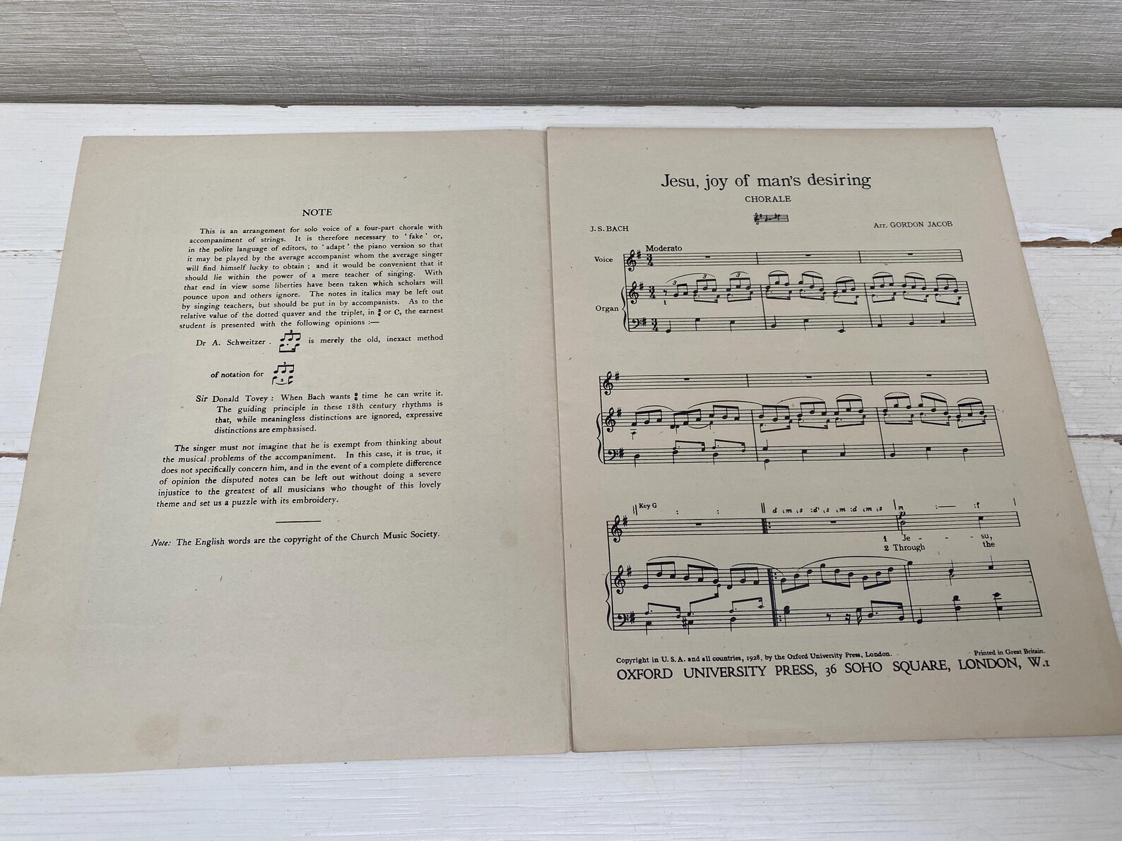 The Oxford Library of Standard Songs by Steuart Wilson - Jesu Joy of ...