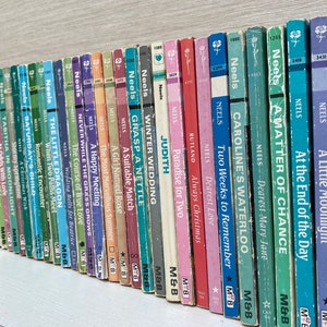 Mills & Boon Vintage Romance Paperback Books 1970s to Date - Etsy UK