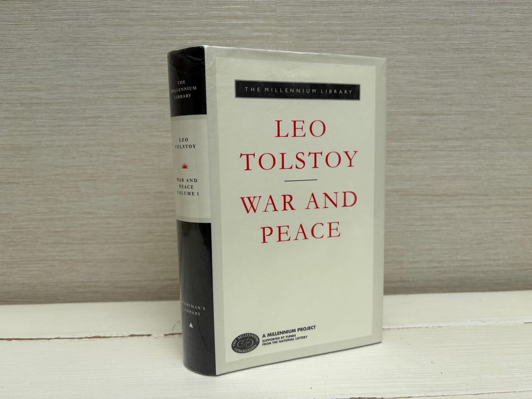 War & Peace Volume 1 by Leo Tolstoy Everyman's Library 96 the ...