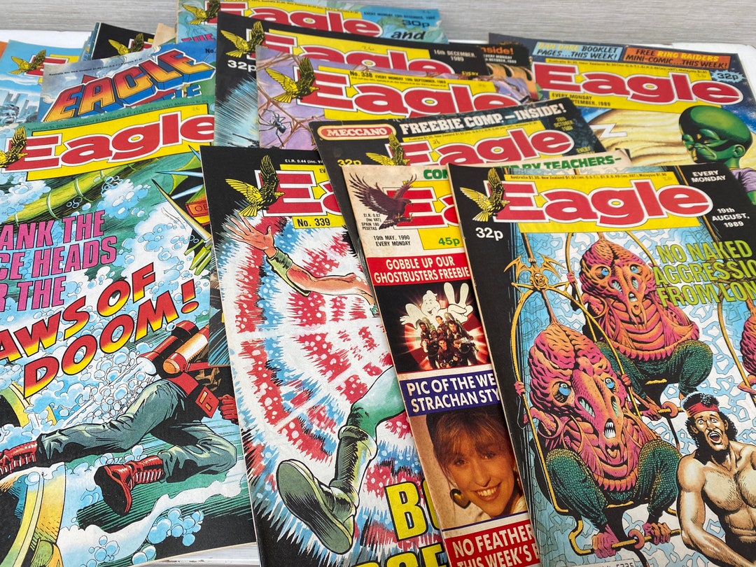 Vintage Eagle Magazines /comics 1980s - Various Copies Sold Individually - Etsy