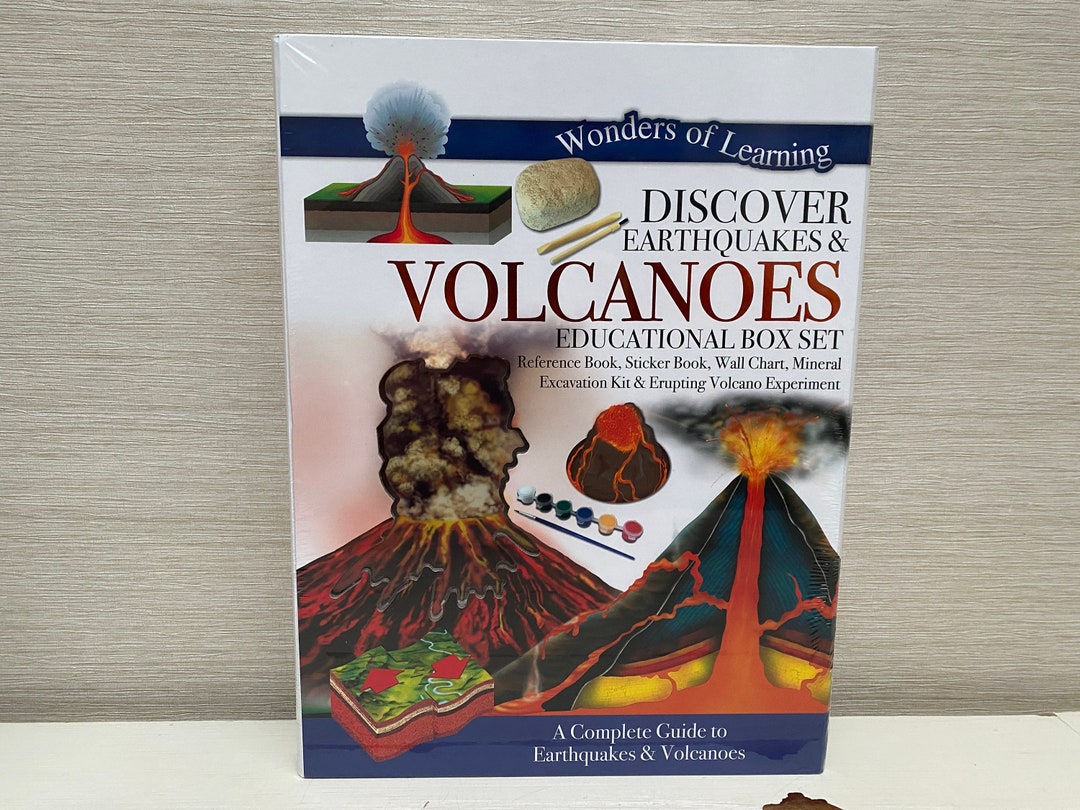 Wonders of Learning: Discover Earthquakes & Volcanoes - Educational Box ...
