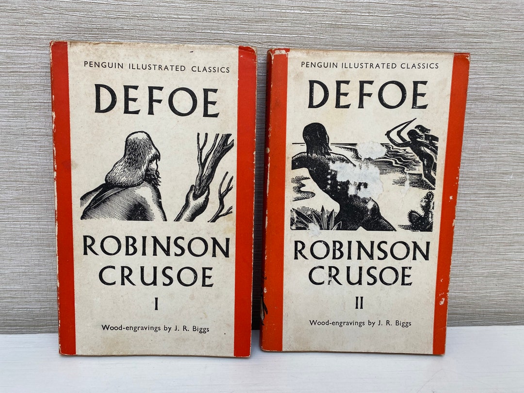 Robinson Crusoe I & II by Daniel Defoe Penguin Illustrated Classics ...