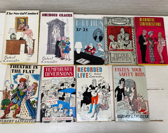 Osbert Lancaster New Pocket Cartoons Hardback Books 1960/70s - Various ...