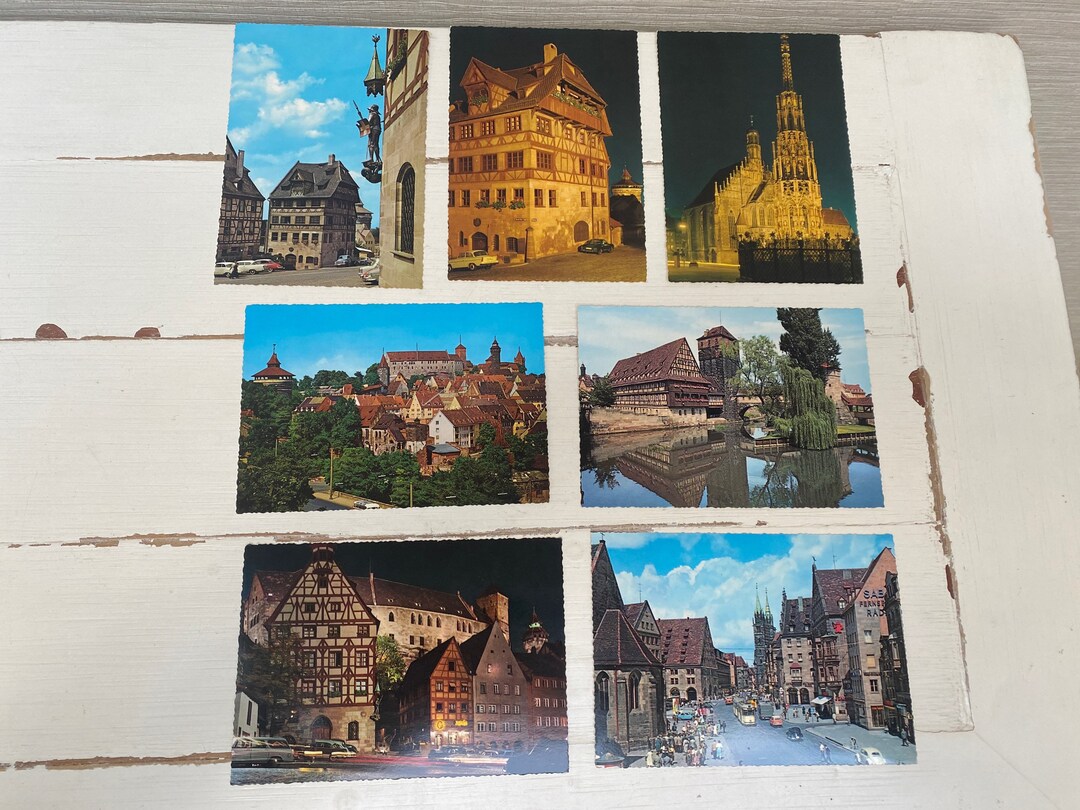 1960s Postcards of Nurnberg X 7 - Etsy
