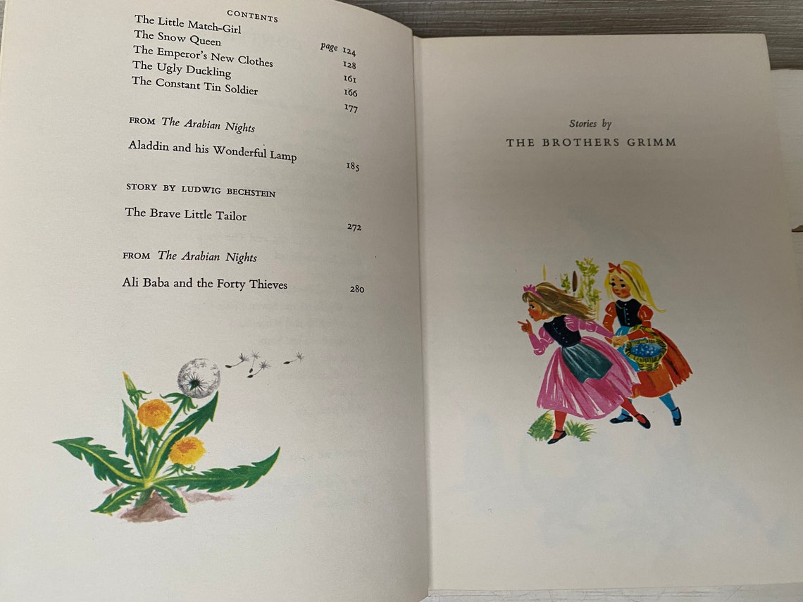 The Golden Book of Fairy Tales in Colour - Grimm Andersen & the Arabian ...