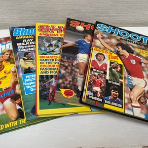 Shoot & Other Football Annuals 1970s /80s Vintage Hardbacks - Sold ...