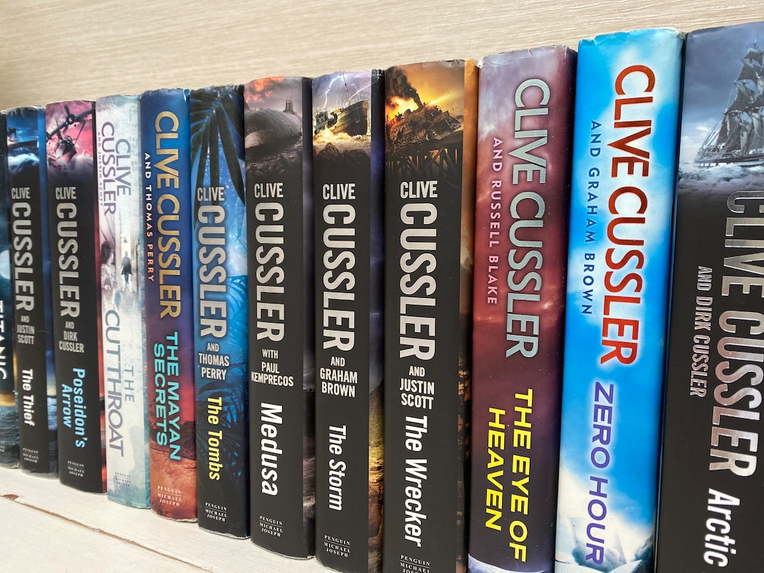 Clive Cussler Hardback Novels - Various Titles Sold Individually - Etsy