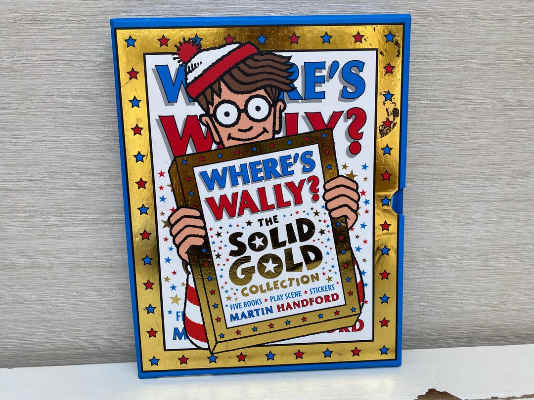 Where's Wally the Solid Gold Collection Five Paperback Books Collection ...