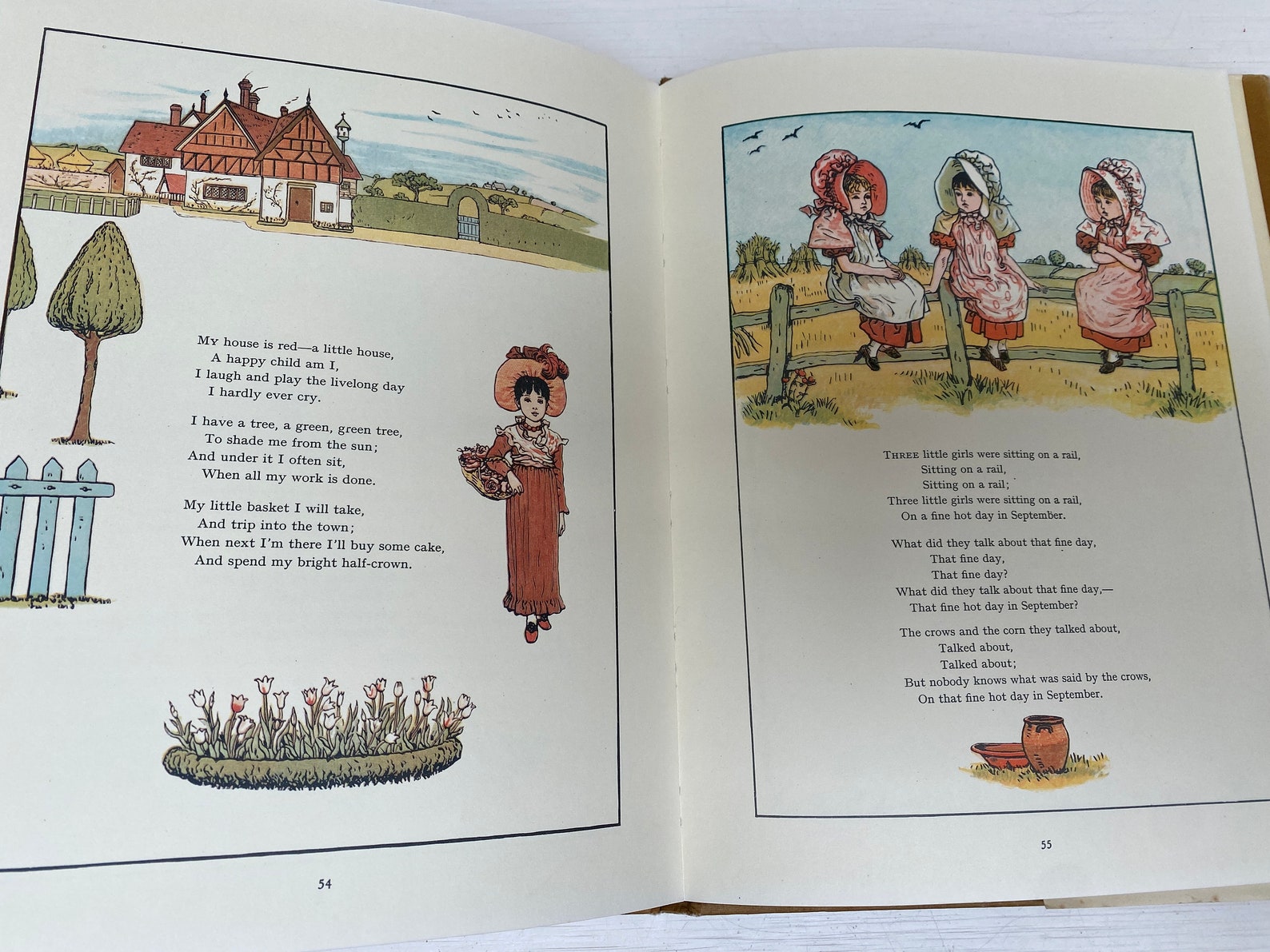 Under the Window Pictures and Rhymes for Children by Kate Greenaway ...