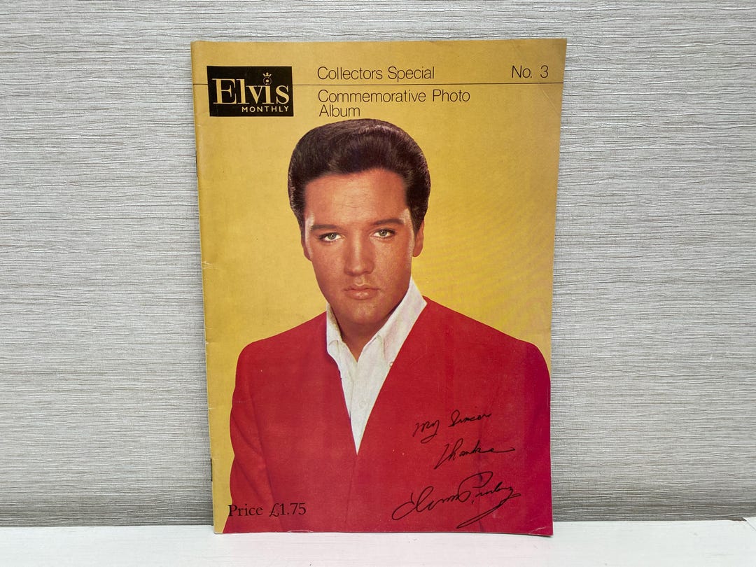 1983 Elvis Monthly - Collector's Special No 3 Commemorative Photo Album ...