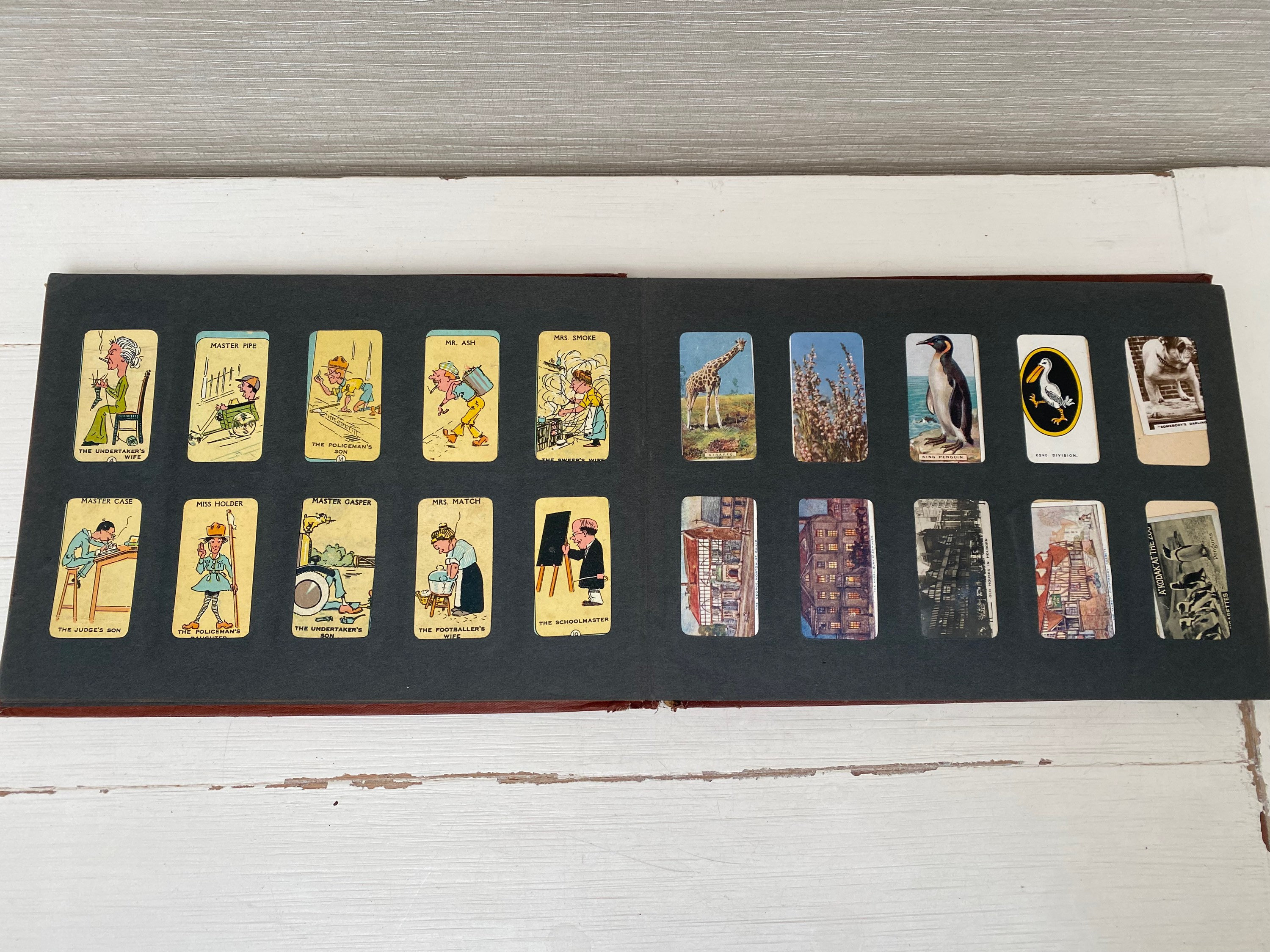 Various Vintage Cigarette Cards Collection of 200 Cards in Album ...