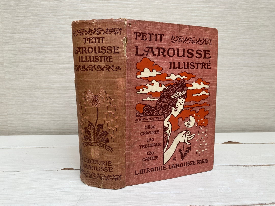 Petit Larousse Illustre Claude Auge 1907 Antique Hardback Book Libraire ...