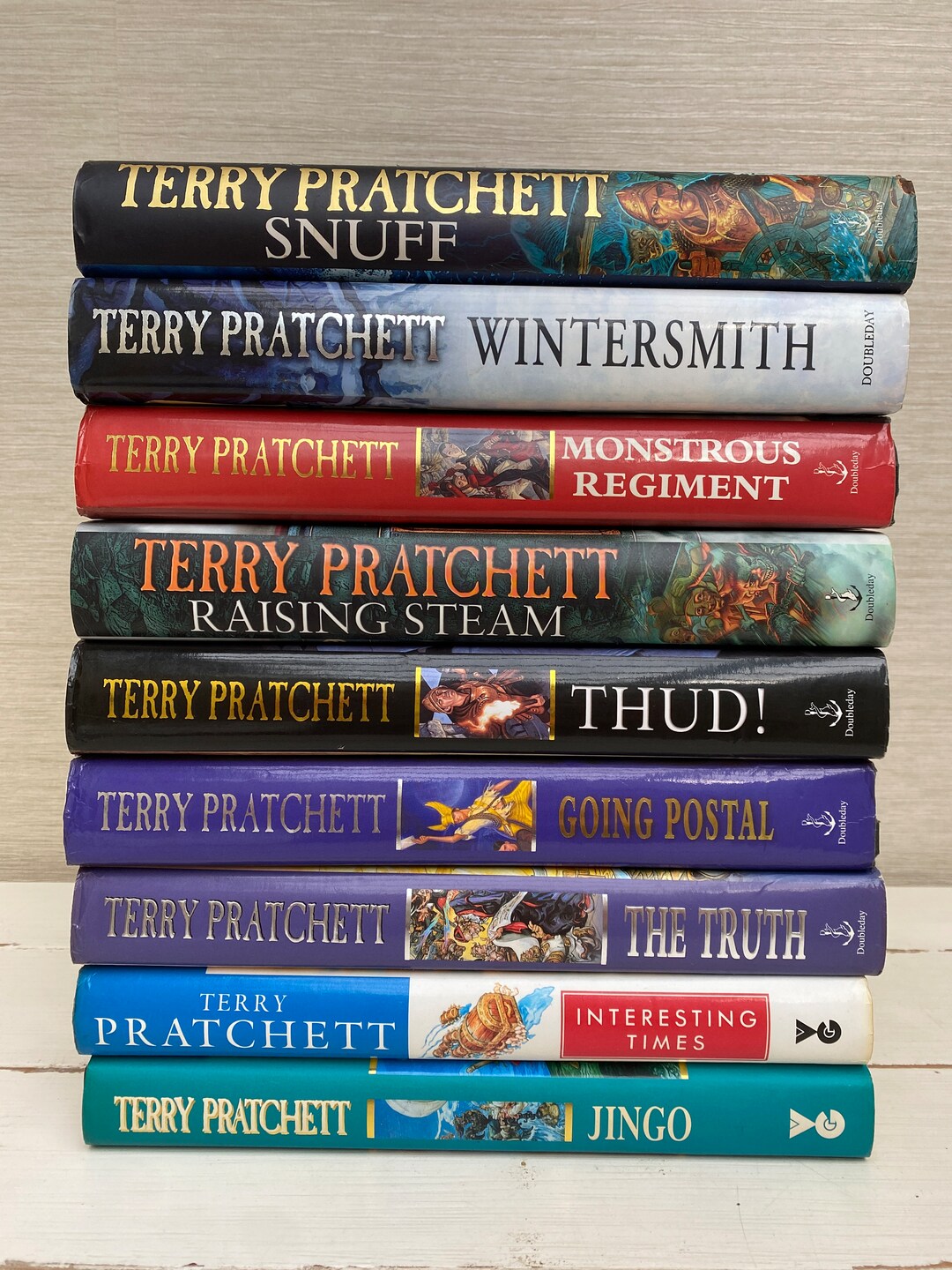 Terry Pratchett Vintage Hardback Novels Various Titles Sold Separately ...