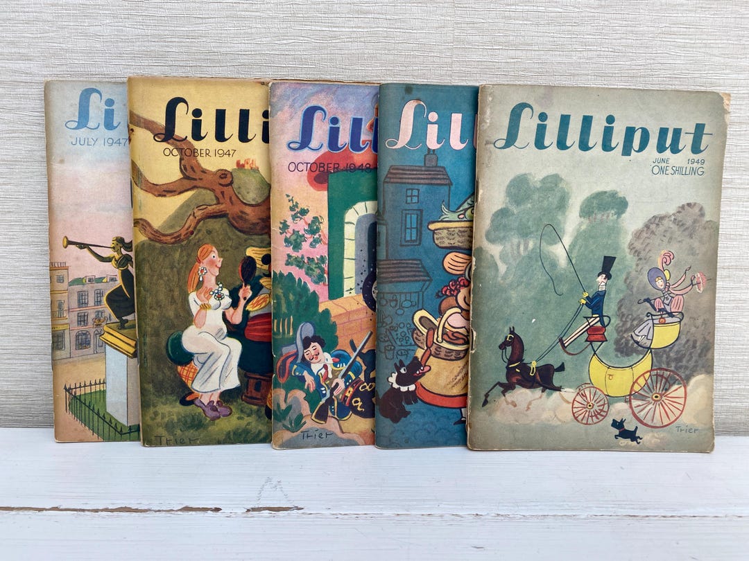 Lilliput Vintage Magazines - Various Issues 1940s - Sold Individually ...