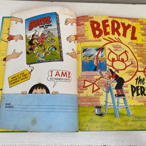 Beryl the Peril 1987 Vintage Annual by D C Thomson Hardback Book - Etsy
