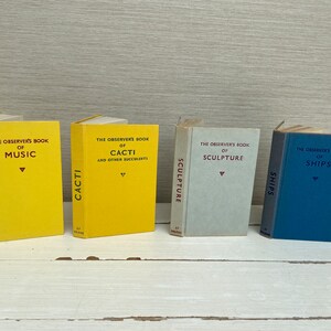 Vintage Observer Pocket Books / Reference Books No Dustcovers Various ...