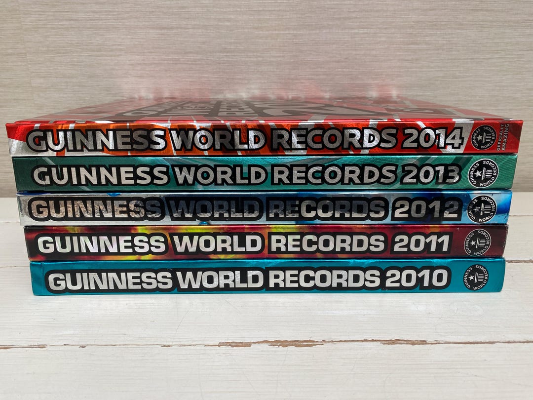 The Guinness Book of Records Hardback Vintage Books - Various Years ...