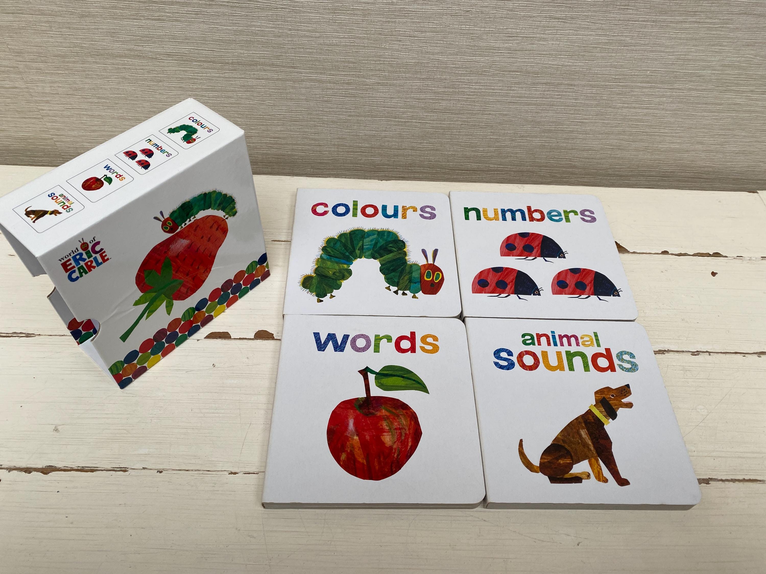 The Very Hungry Caterpillar My First Library Board Book Set of Four ...