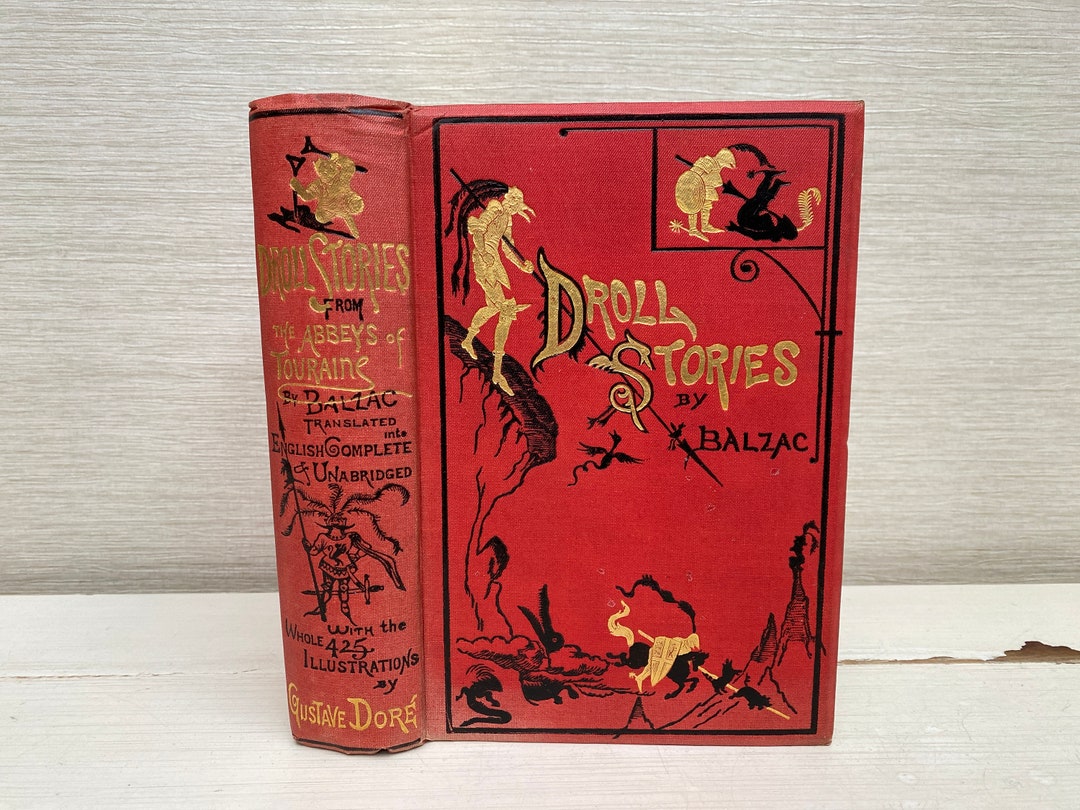 Droll Stories by Balzac 425 Gustave Doré Illustrations Antique Hardback ...