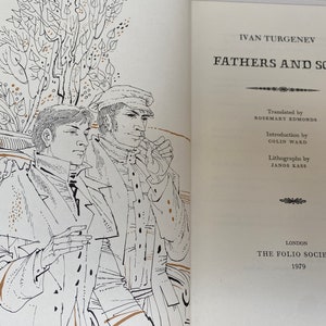 Fathers and Sons by Ivan Turgenev 1979 Folio Society First Impression ...