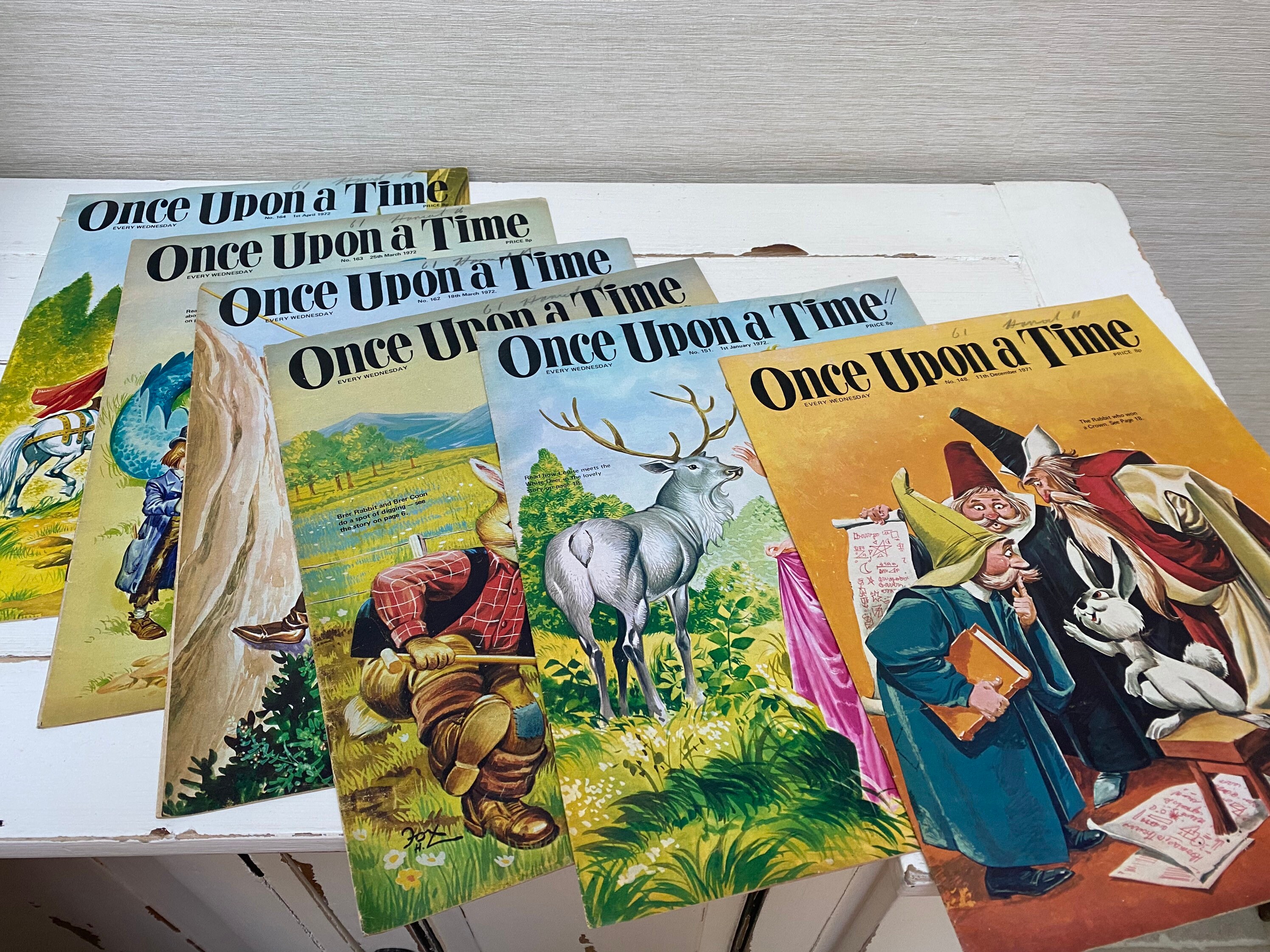 Once Upon A Time 1970s Vintage Comics /magazines - Sold Seperately ...