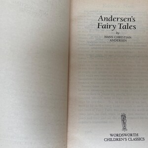 Andersen's Fairy Tales by Hans Christian Andersen - Vintage Wordsworth ...
