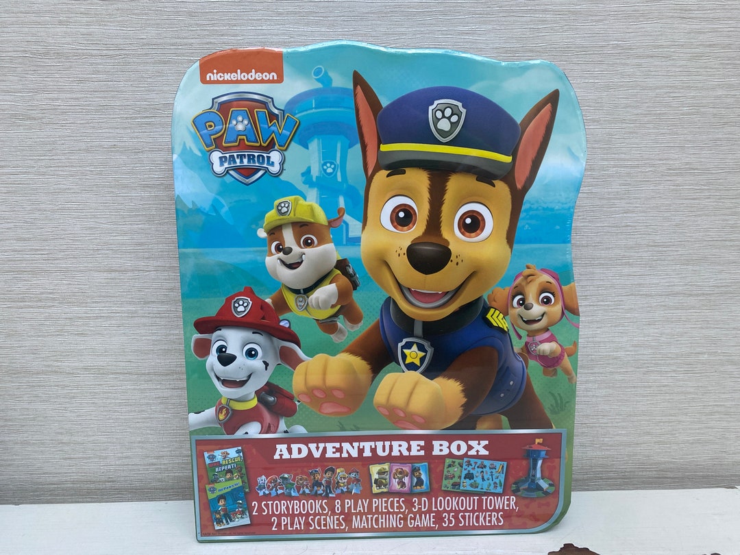 Paw Patrol Adventure Box Nickelodeon Storybook Game Stickers Play ...
