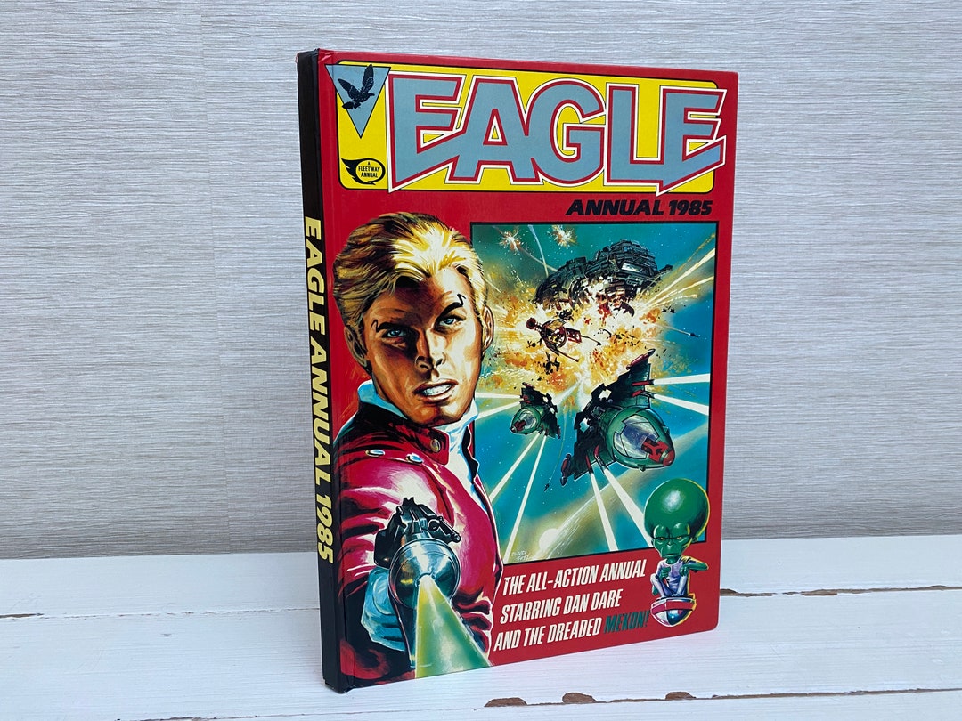 Vintage Eagle Annual 1985 Hardback Book Starring Dan Dare and Mekon - Etsy