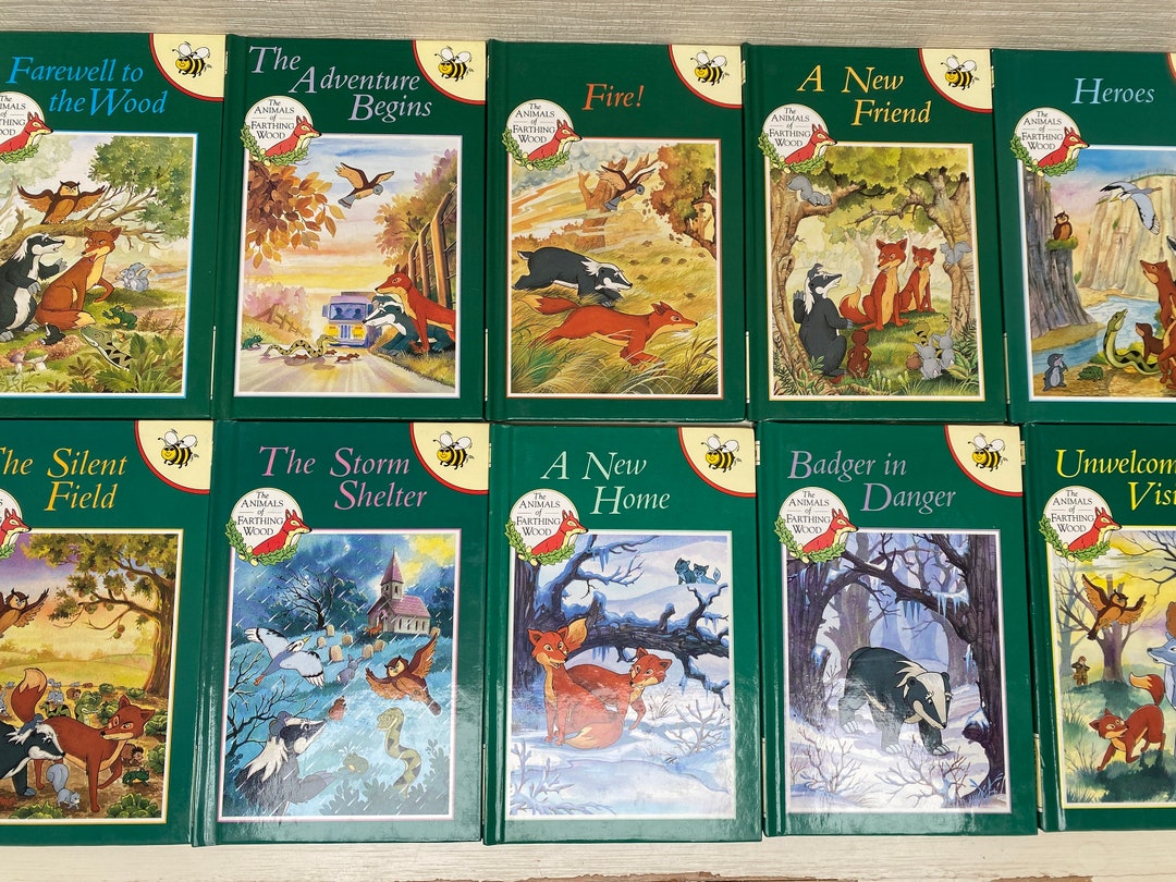 The Animals of Farthing Wood Buzz Books Hardcover Children's Books 1993 ...