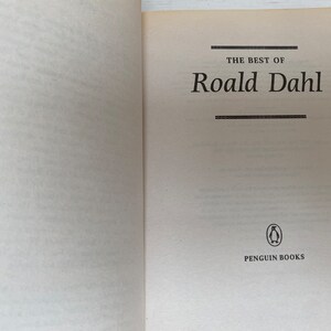The Best of Roald Dahl by Roald Dahl Penguin Paperback Book - Etsy