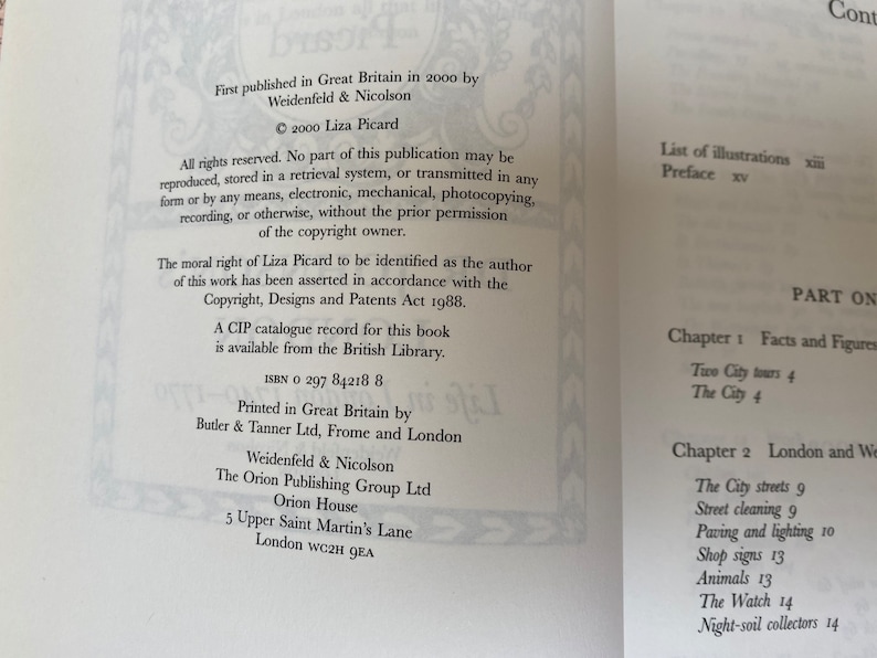 Dr Johnson’s London by Liza Picard - 2000 Hardback Book - Etsy