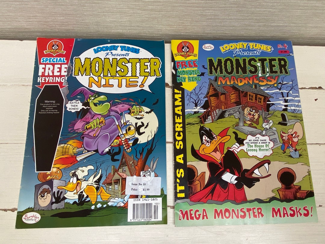 Looney Tunes Presents Monster Magazines 1990s Warner Bros - Sold ...