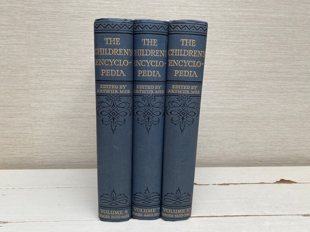 The Children's Encyclopedia by Arthur Mee Illustrated Vintage Hardback ...