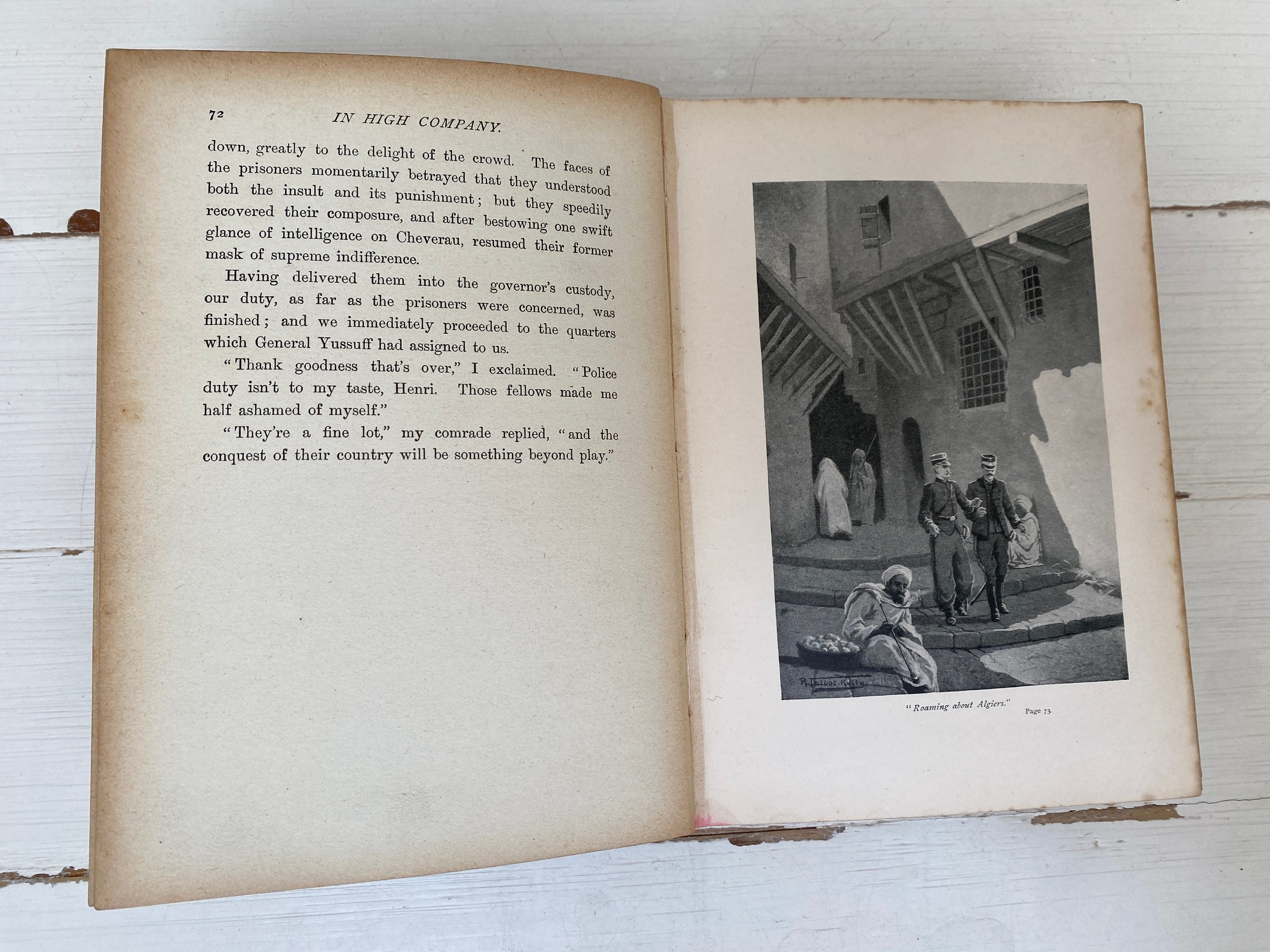 A Fighter in Green A Tale of Algeria by Herbert Hayens 1902 - Etsy