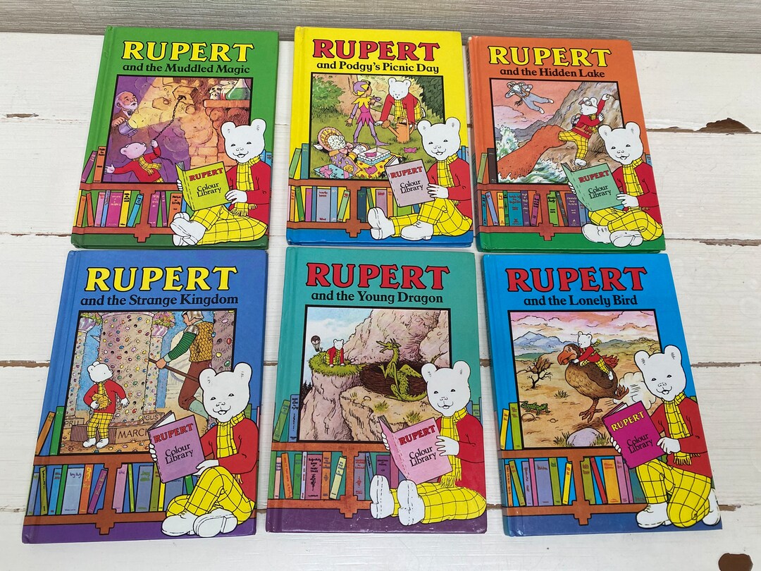 Rupert Bear Vintage Purnell Hardback Childrens Books 1980s - Sold ...
