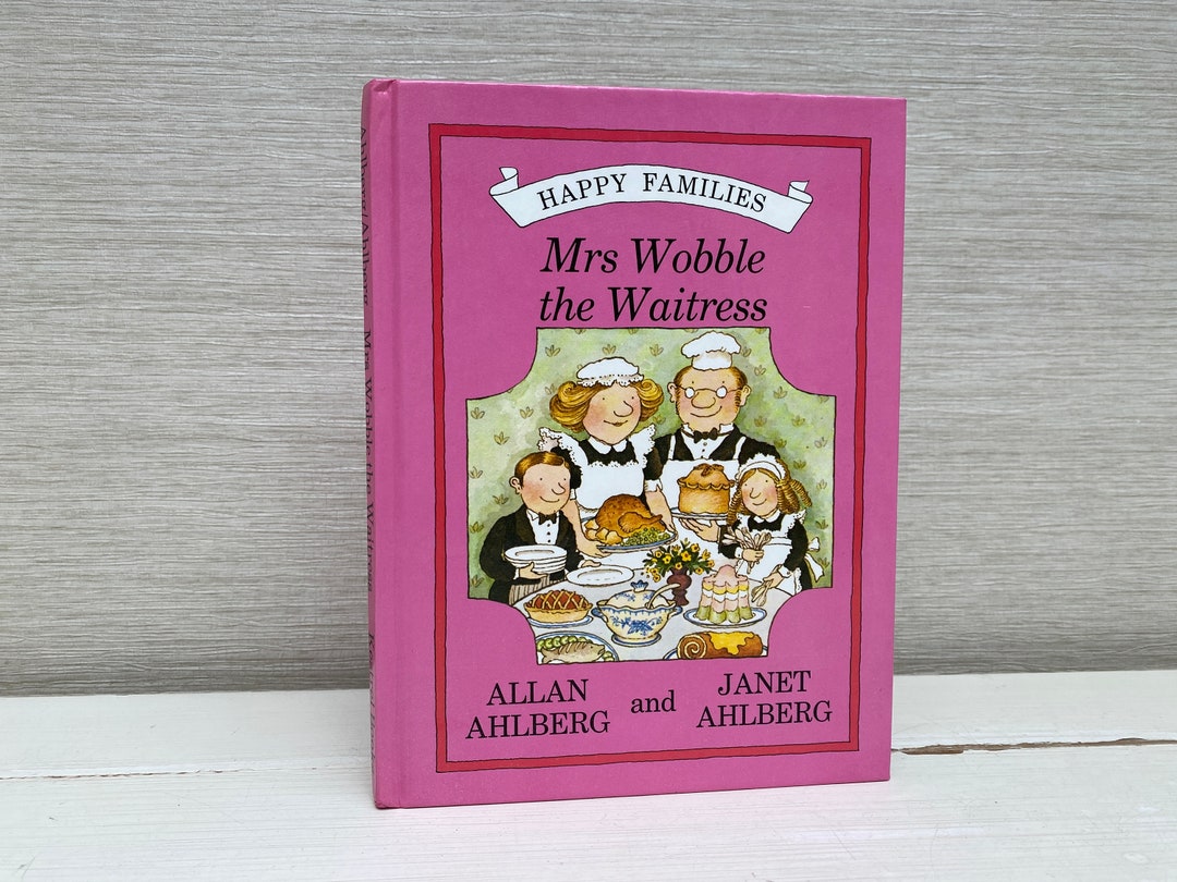 Happy Families Mrs Wobble the Waitress 1983 Kestrel/puffin Hardback ...
