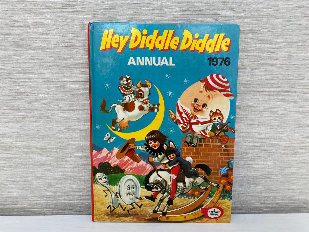 Hey Diddle Diddle Vintage Childrens Hardback Book 1976 - Etsy