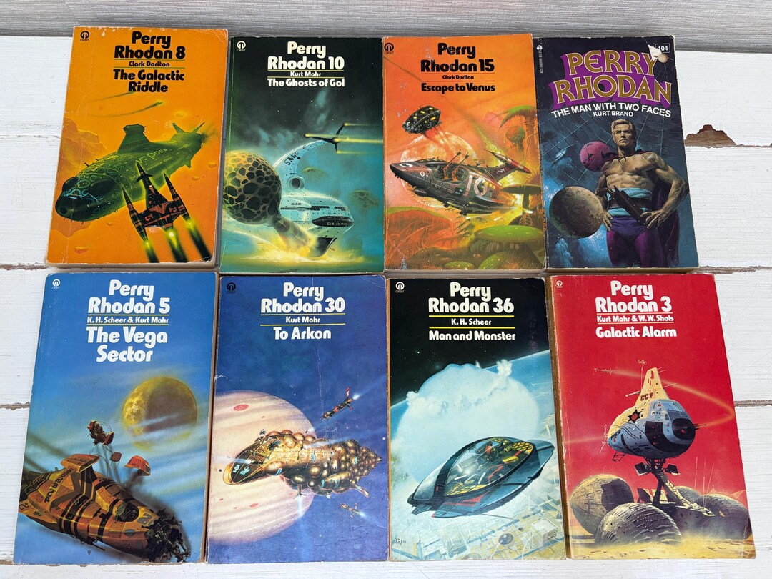 Perry Rhodan Vintage Science Fiction Paperback Books - Various Titles ...