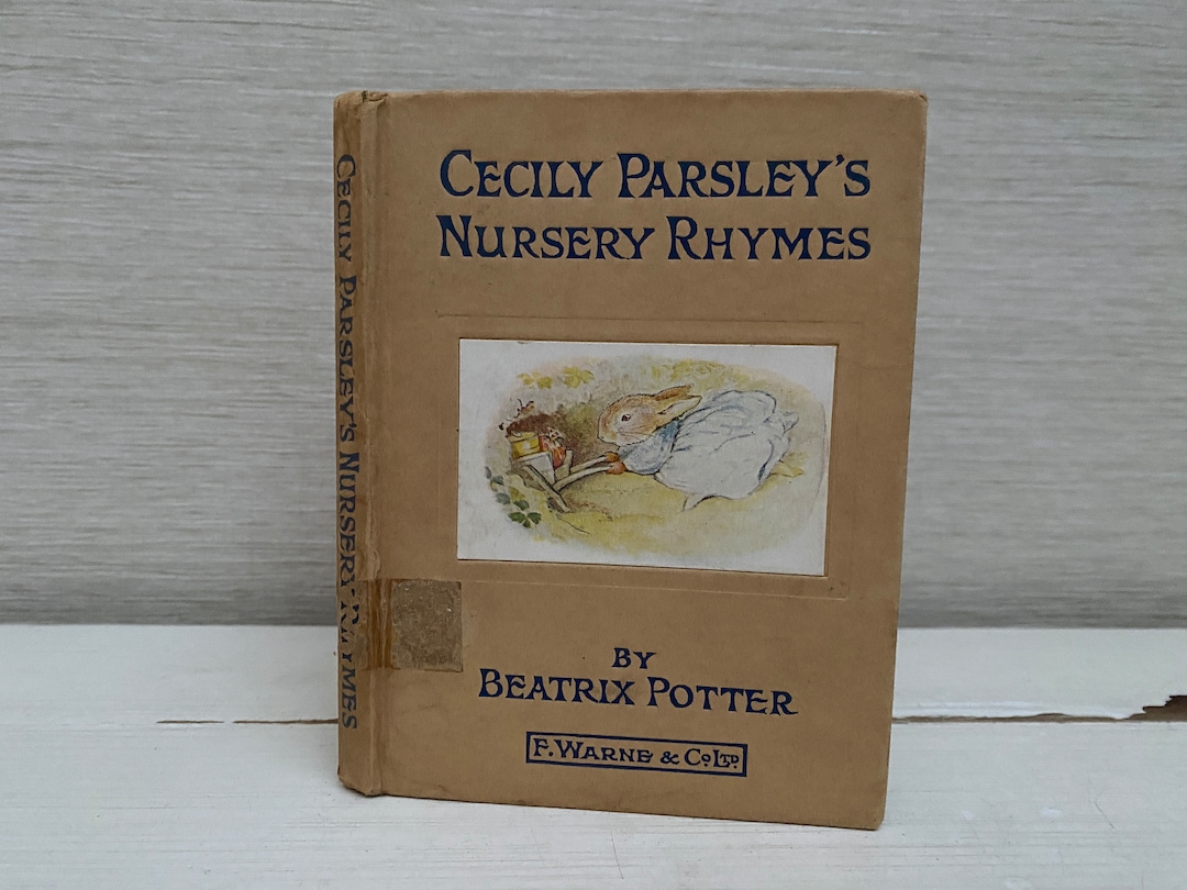 1922 Beatrix Potter Cecily Parsley's Nursery Rhymes Book Early Edition ...