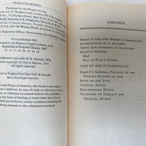 Tess of the D Urbervilles by Thomas Hardy 1985 Paperback Book - Penguin ...