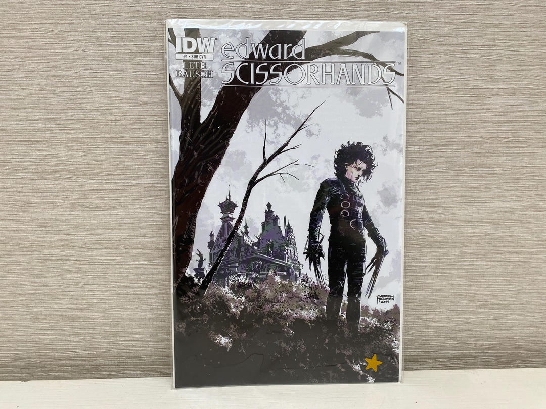 Edward Scissorhands #1 Primera edición Johnny Depp IDW 2014 Leth Rausch ...