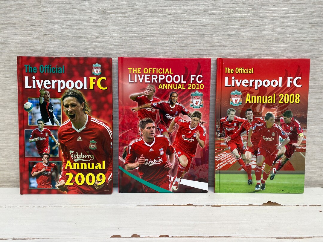 The Official Liverpool Football Club Annuals - Sold Individually - Etsy