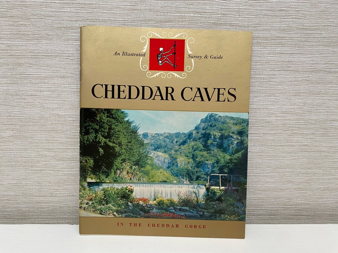 Cheddar Caves Illustrated Vintage Survey & Guide Book - Etsy