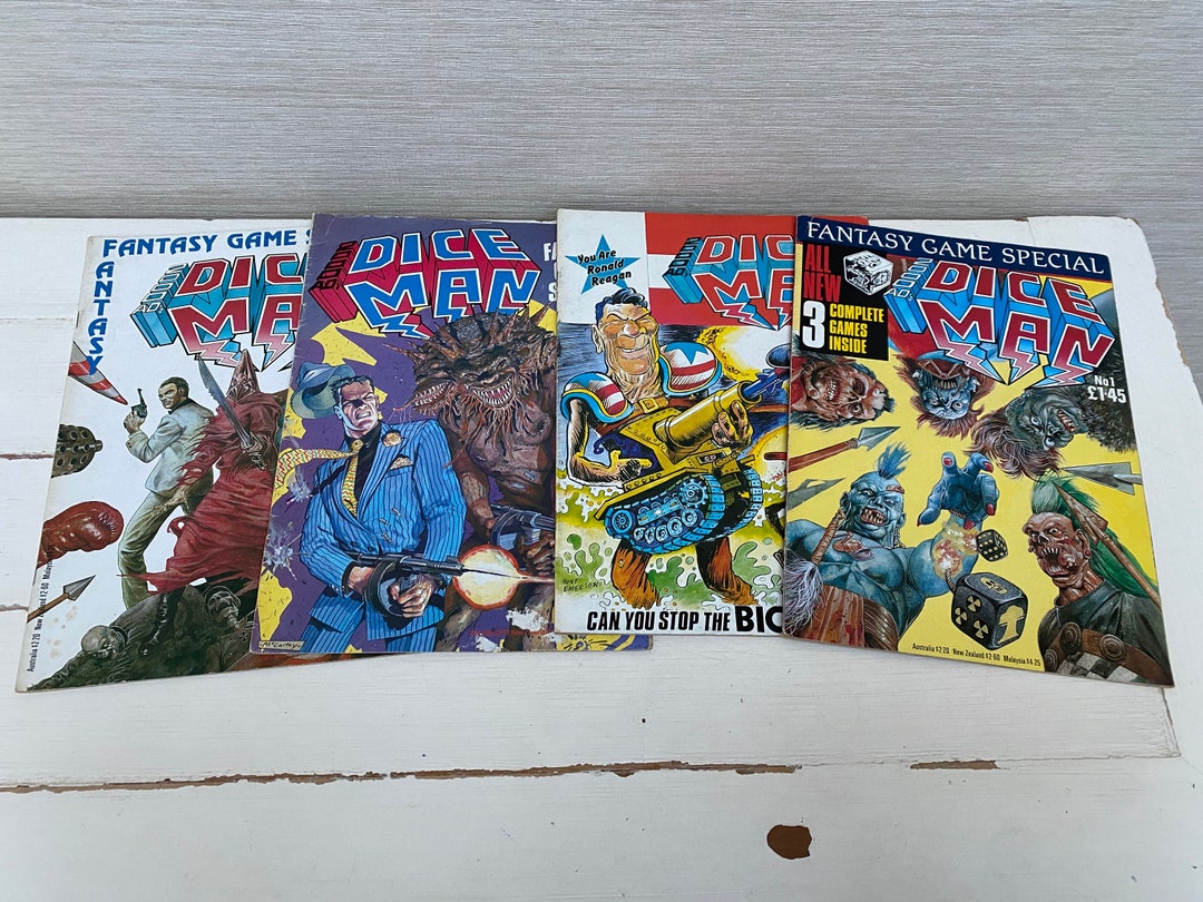 2000AD Dice Man Fantasy Game Special Magazines 1980s - Sold ...