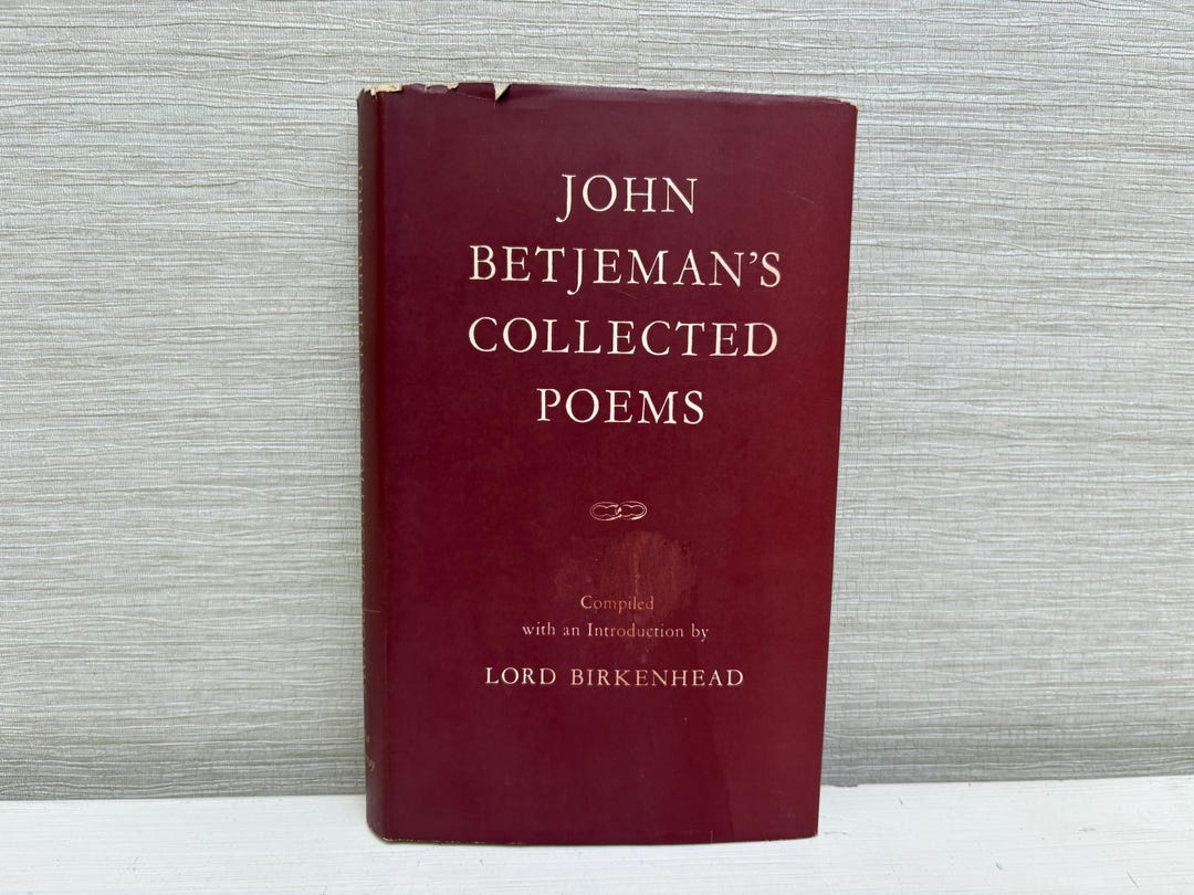John Betjemans Collected Poems - Vintage Hardback 1958 John Murray - Etsy
