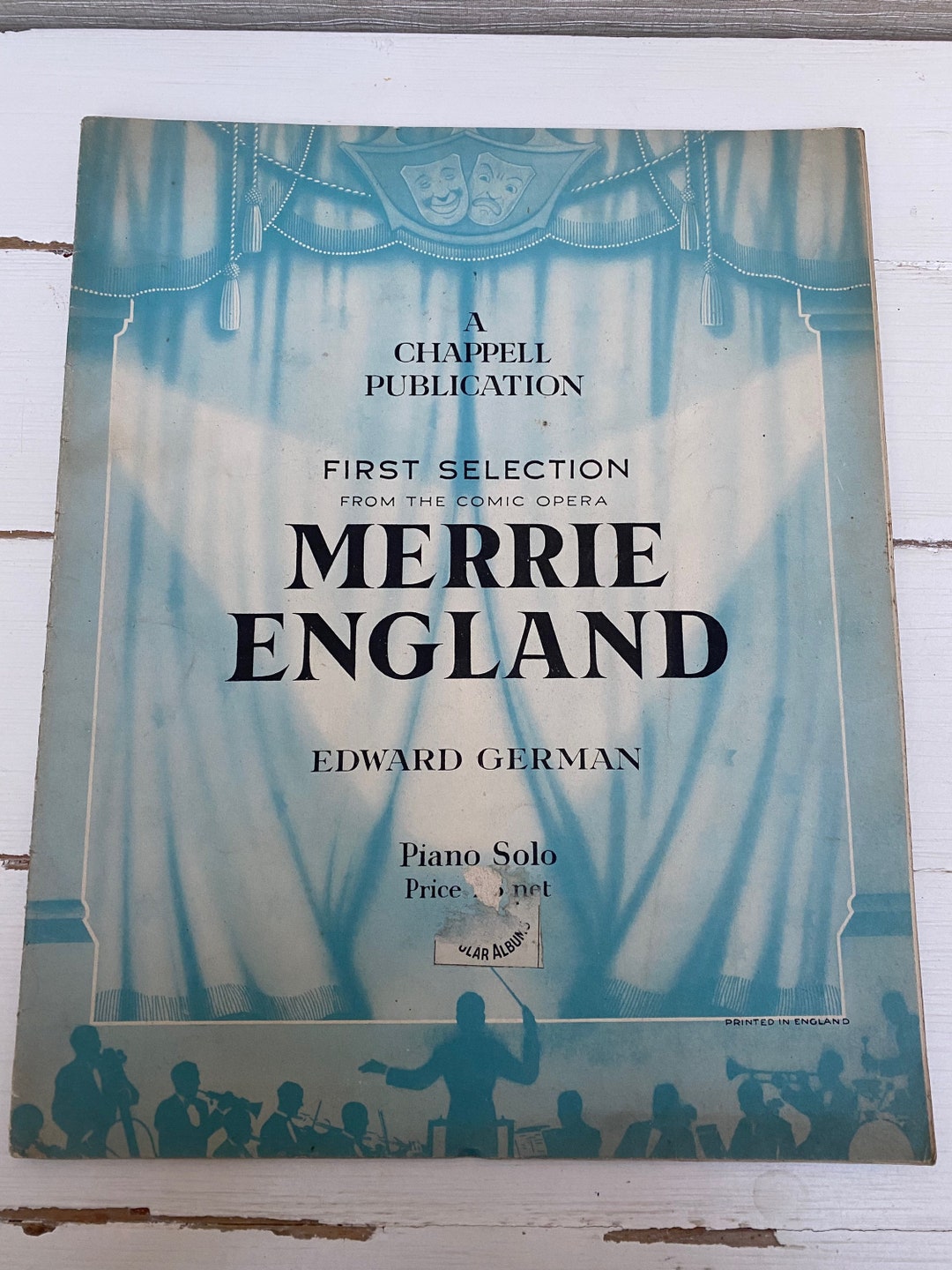 A Chappell Production - First Selection Merrie England - Piano Solo ...